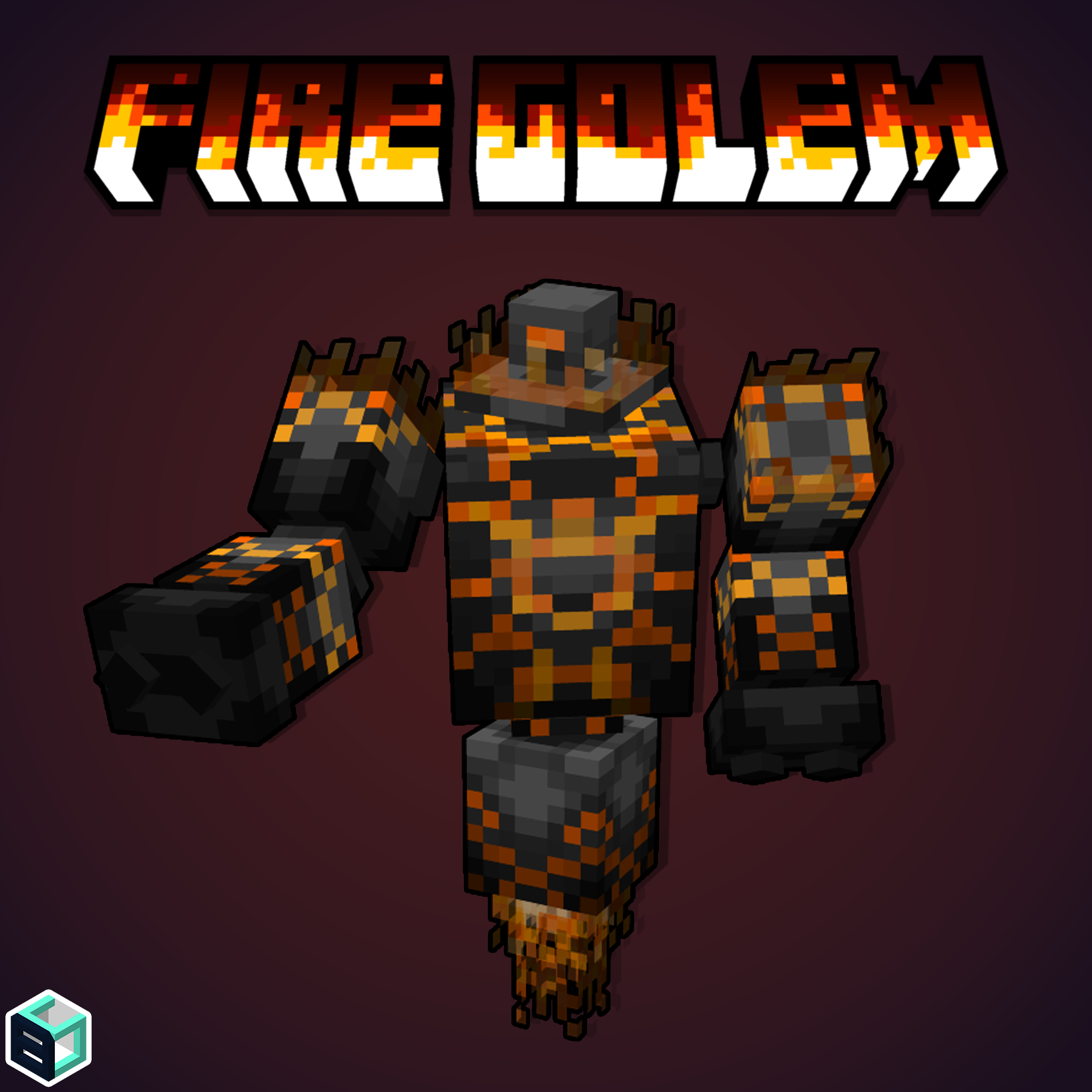 Fire Golem Mob on Polymart - Minecraft Models